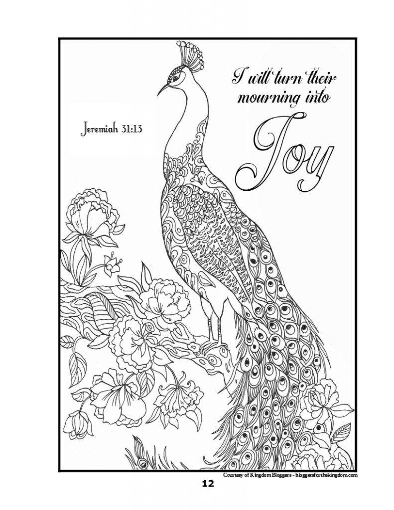 Christian Adult Coloring Book – Nursing Home Ministry Resources