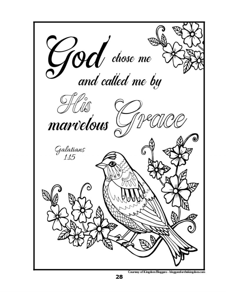 Christian Adult Coloring Book – Nursing Home Ministry Resources